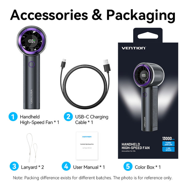 Vention Handheld High-Speed Fan