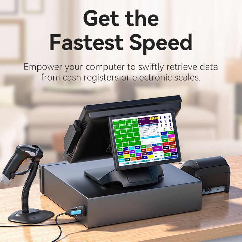 Vention USB to RS232 Serial Converter - 480Mbps Adapter