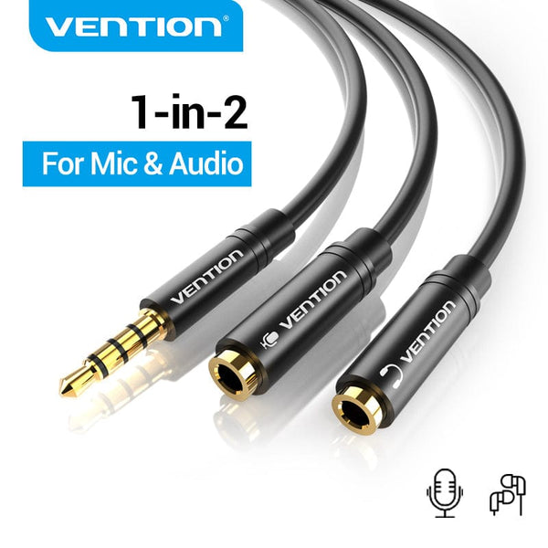 3.5mm Audio Splitter Extension Cable - Vention