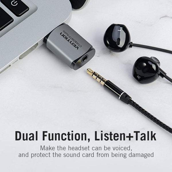Vention USB External Sound Card - Enhance PC Audio