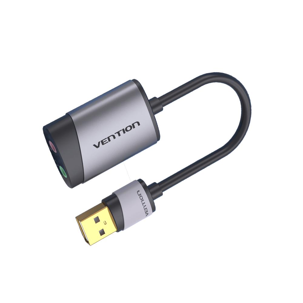 Vention USB External Sound Card - Plug & Play Audio Adapter