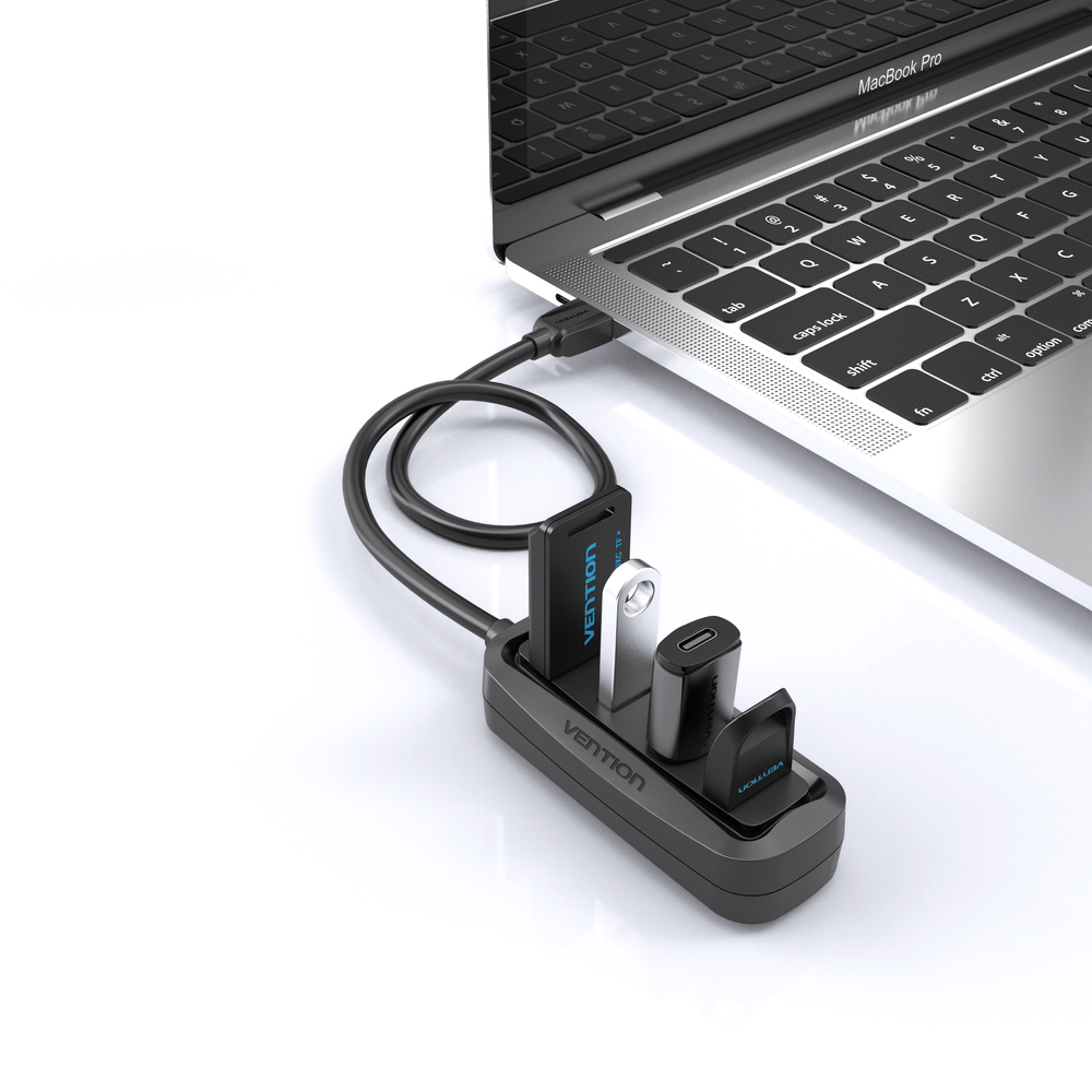 4-Port USB 2.0 Hub | Expand Your Device's Connectivity | Vention