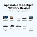 Vention Cat.6A FTP Toolless RJ45 Modular Plug - 10Gbps High-Speed Network Connector