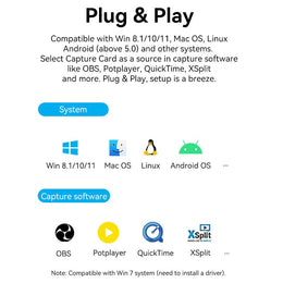 USB/USB-C External Capture Card - Vention | 1080p@60Hz Stream & Record ...