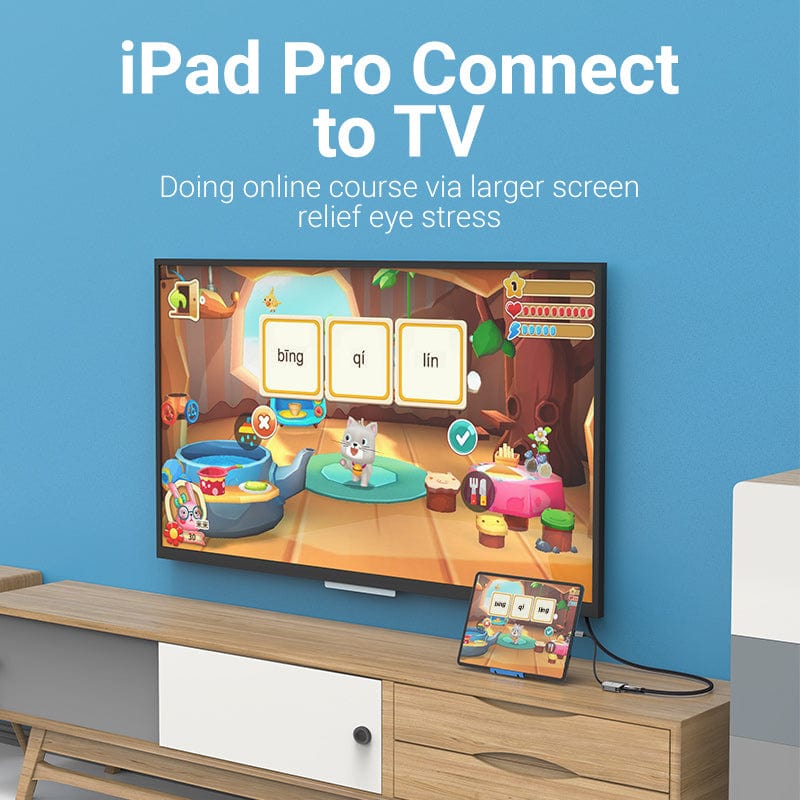 Vention USB-C to HDMI Adapter - 4K@30Hz, Plug & Play