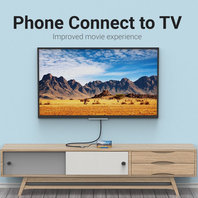 Vention USB-C to HDMI Adapter - 4K@30Hz, Plug & Play