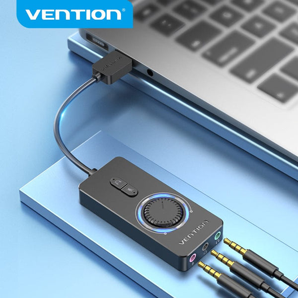 Vention USB 2.0 External Stereo Sound Adapter - Crystal Clear Audio