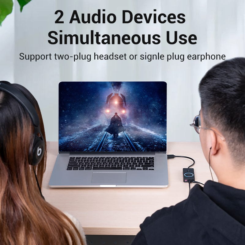 Vention USB 2.0 External Stereo Sound Adapter - Crystal Clear Audio